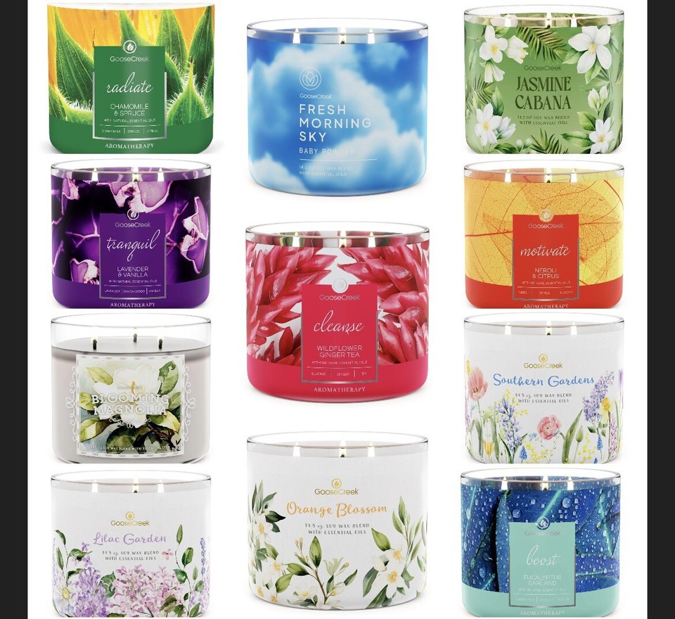 3 wick candles highly scented | eBay