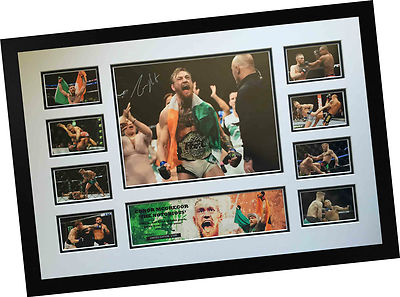 CONOR MCGREGOR 'THE NOTORIOUS' UFC SIGNED LIMITED EDITION FRAMED ...