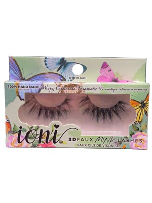 Ioni Eyelashes 3D Faux Mink Lashes- Reusable Crisscross Dramatic DTB10 ...