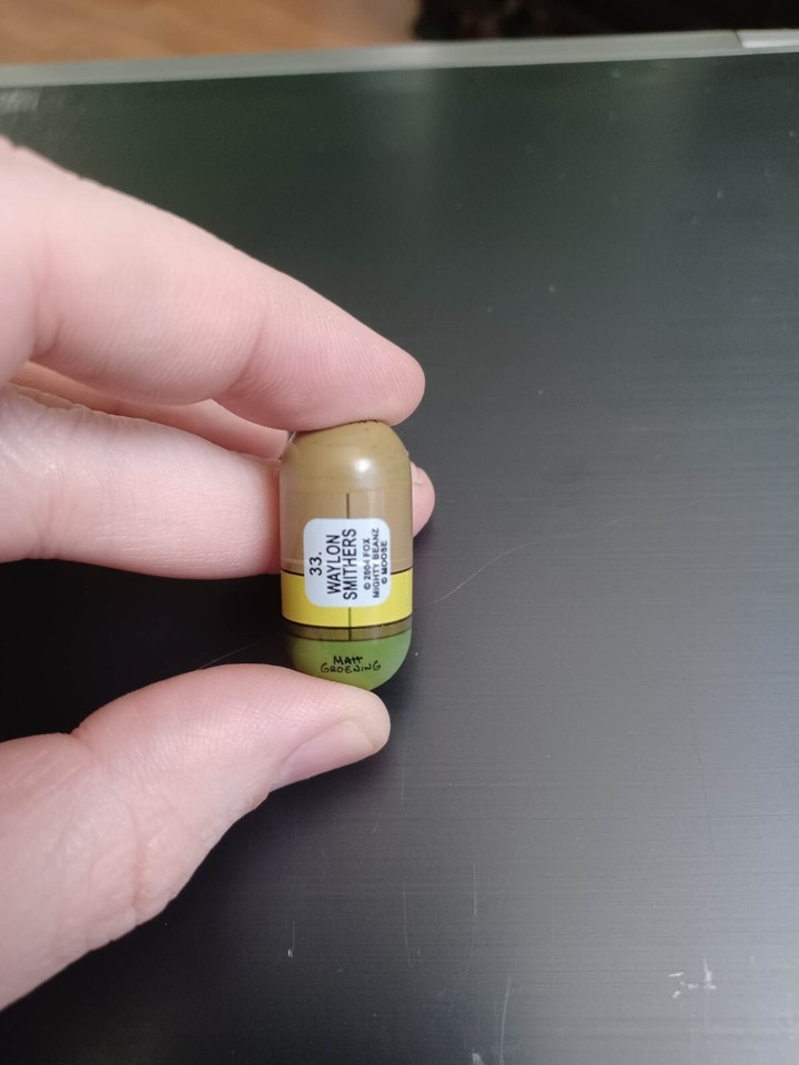 Waylon Smithers #33 The Simpsons Mighty Beanz, Out Of Print, Very Rare ...