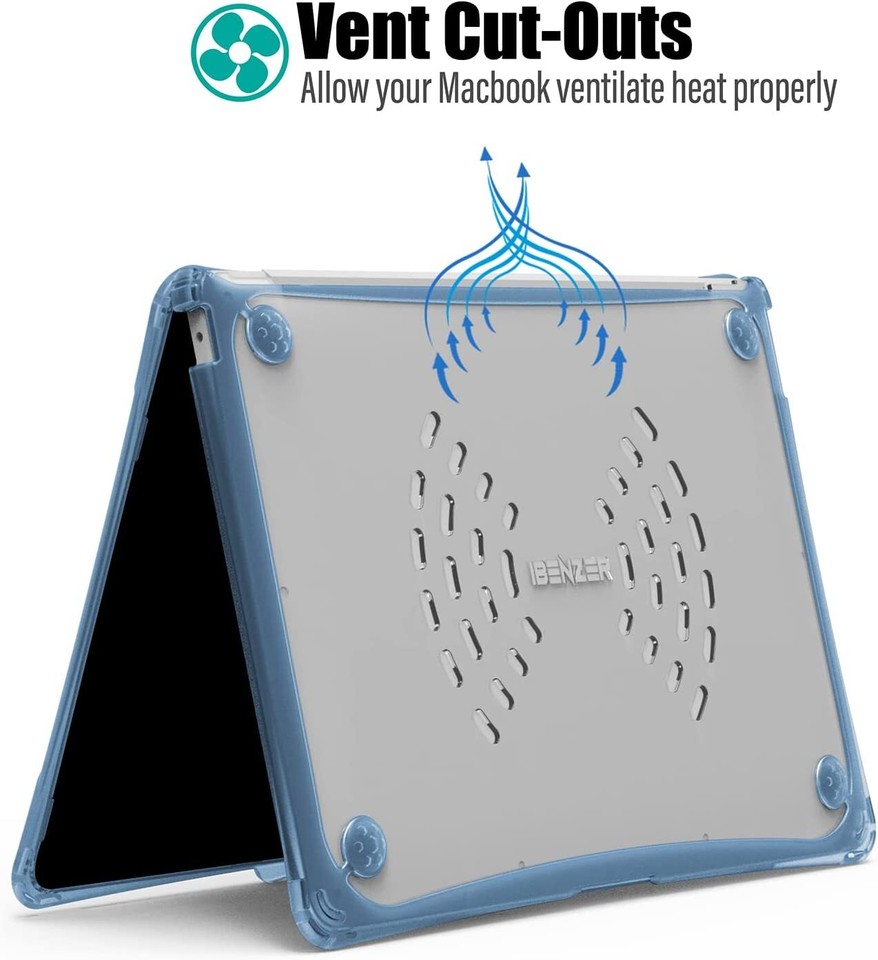 IBENZER HeavyDuty Case for MacBook Air/Pro 13" 14" 15" A3113/A2681 ...