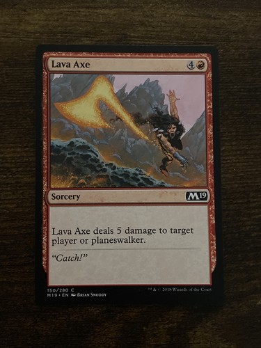 Lava Axe (150) Core Set 2019 M19 MTG Magic The Gathering D7853* | eBay