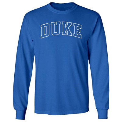 Vintage Duke Apparel - Retro Letters Design Long Sleeve Tshirt | eBay