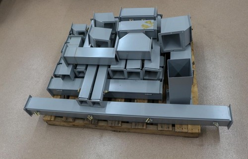 Hoffman Lot of 24 Cable Trays, WireWay, Enclosures, Steel, Cable ...