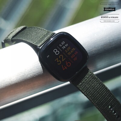 Fitbit Sense 2 Versa 4 Smartwatch Military 4mm Heavy Tactical Sport ...