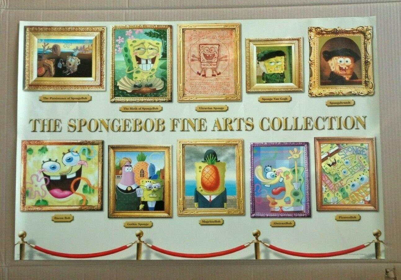 2006 The Spongebob Fine Arts Collection Original Rolled Poster | eBay