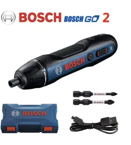 Bosch 3.6V GO 2.0 Solo Professional Cordless Screwdriver 360 RPM | eBay