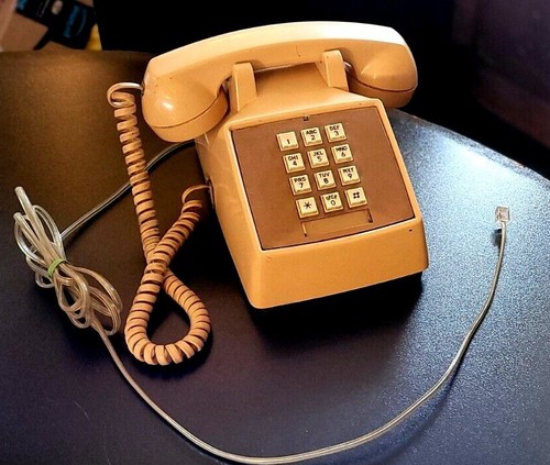 COMDIAL Basic Push Button Corded Desk/Tabletop Telephone/Phone Tan ...