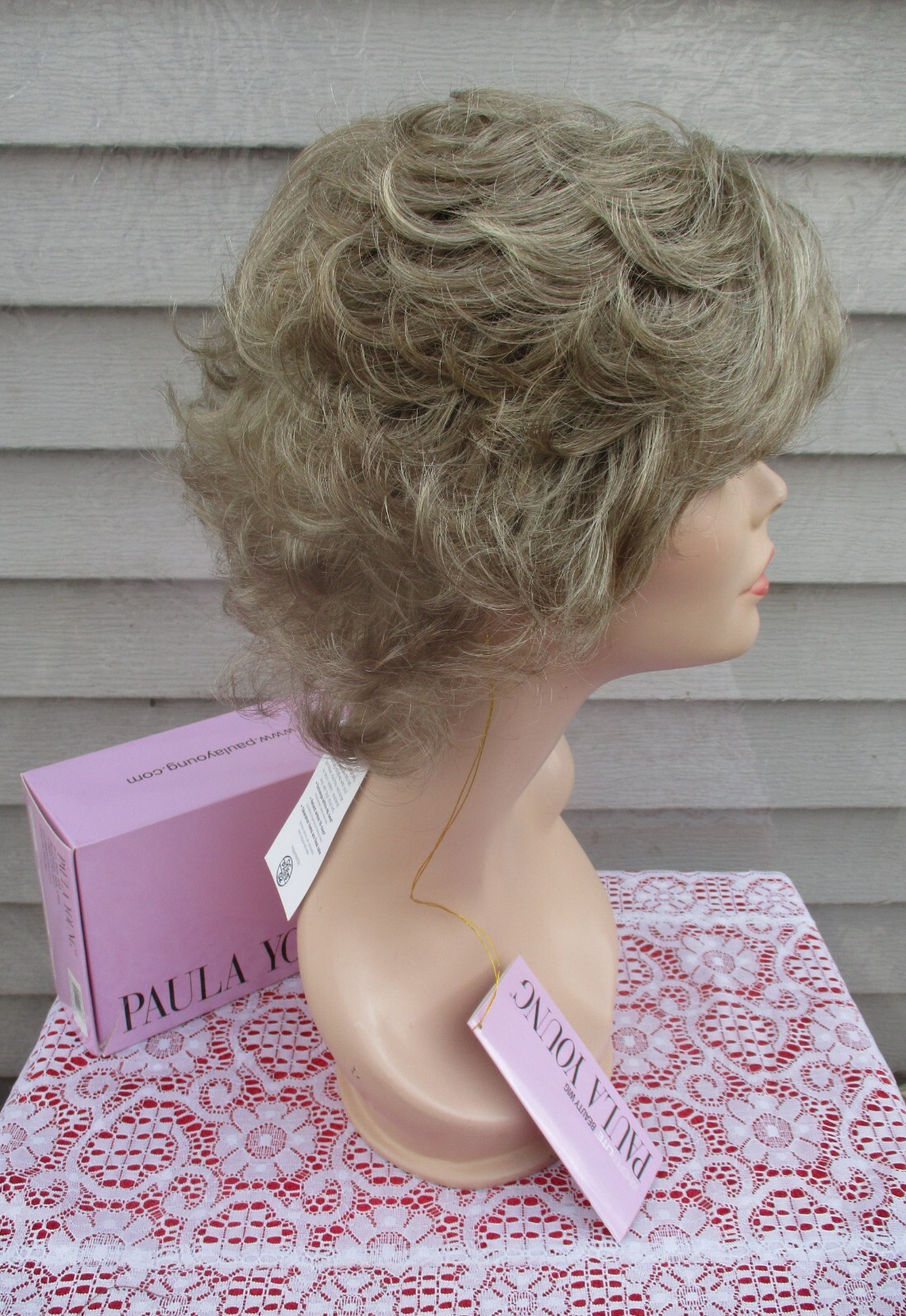 NWT Paula Young Wig A5512 TRISHA Color 18/22 WARM TOFFEE Lt Ash Brown ...