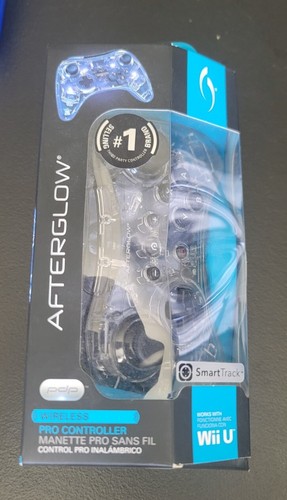 Afterglow Wireless Pro Controller: Signature Blue For Wii U Clear ...
