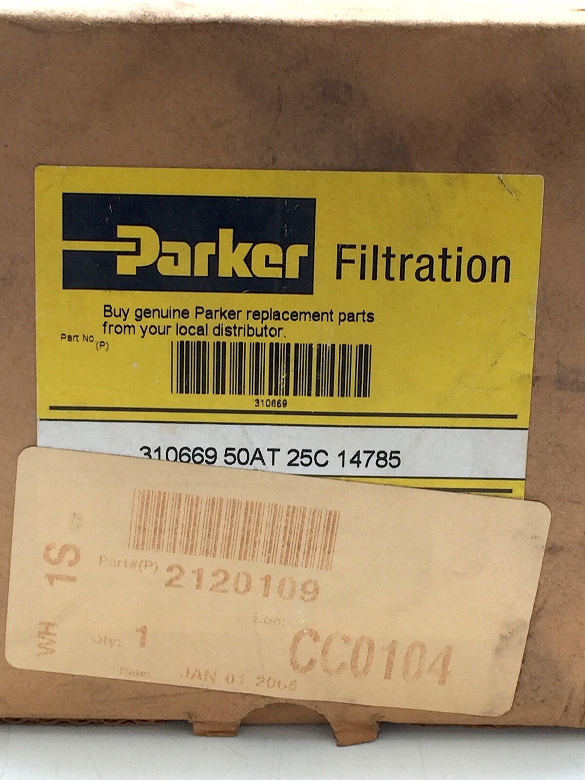 Parker Hannifin 926170 25C Hydraulic Filter Element with Housing and ...