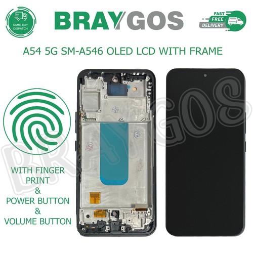 For Samsung Galaxy A54 5G SM-A546 OLED LCD Display Touch Digitizer With ...