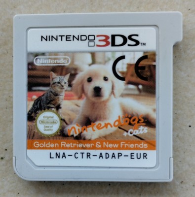 Nintendo 3DS - Nintendogs + Cats Golden Retriever | eBay