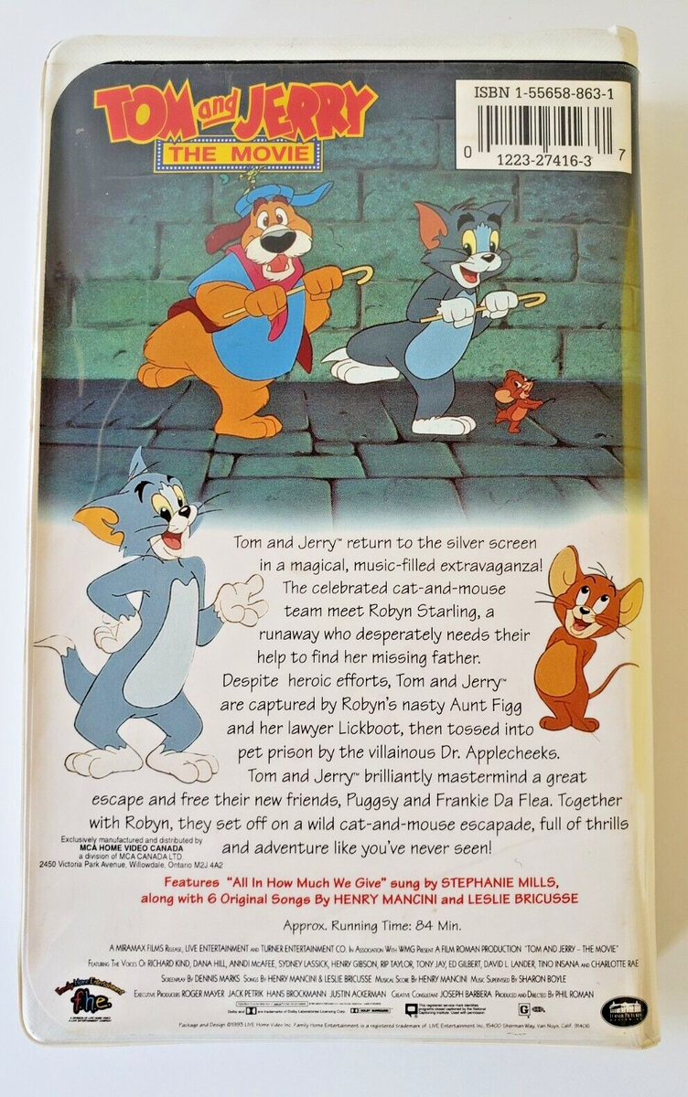 Tom En Jerry De Film Vhs