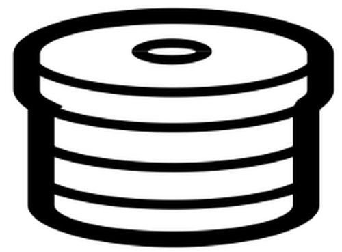 52201-35100 Toyota Cushiion sub-assy, cab mounting, no.1 upper ...