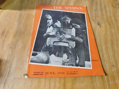 The Sphinx Magic Magicians Magazine June 1946 Mardoni | eBay