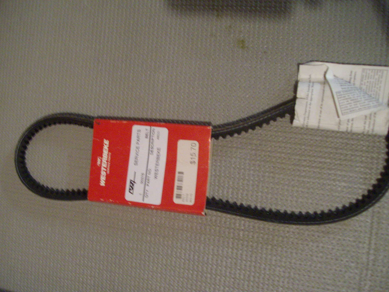 NOS WESTERBEKE 30376 V BELT BF8 | eBay