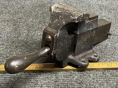 Rare Vintage Vise 1-7/8” Lever Action Halls Patent Fixed Base Baby ...