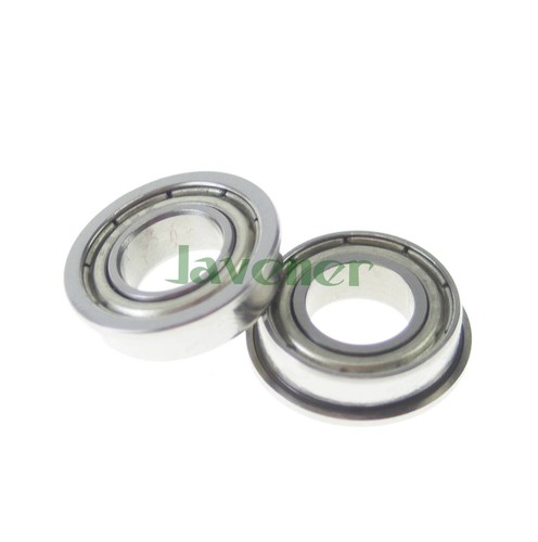 10pcs 6 x 10 x 3mm MF106zz Shielded Flanged Model Ball Flange Bearing ...