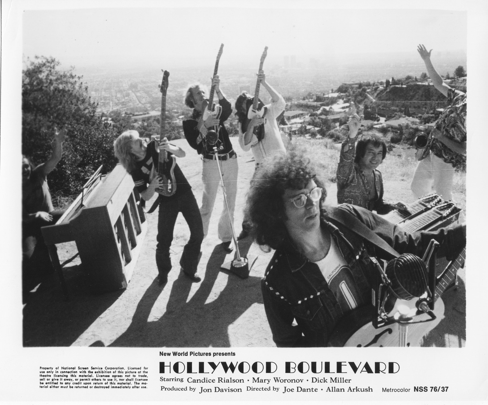 HOLLYWOOD BOULEVARD orig 1976 photo COMMANDO CODY/GEORGE FRAYNE/BILLY C ...