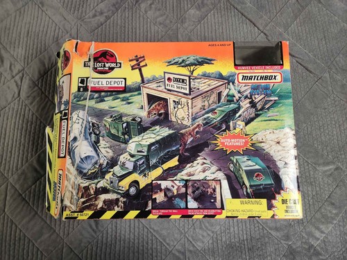 MATCHBOX THE LOST WORLD JURASSIC PARK FUEL DEPOT PLAYSET | eBay