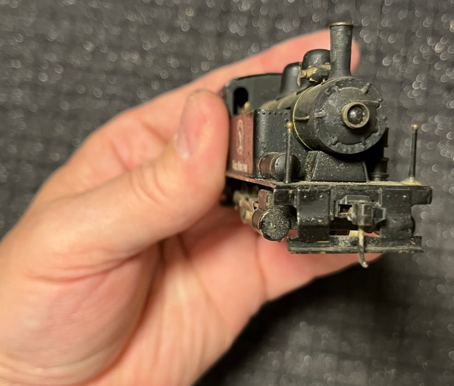 HO Brass - 0-6-0T Tank Engine Made in Japan, Runs Good Lighted No Box ...