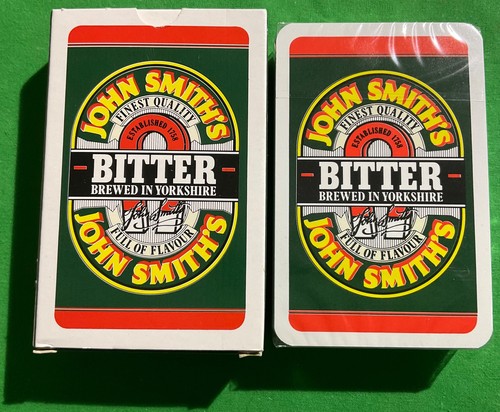 SEALED Old Vintage * JOHN SMITHS BITTER BEER * Advertising Playing ...