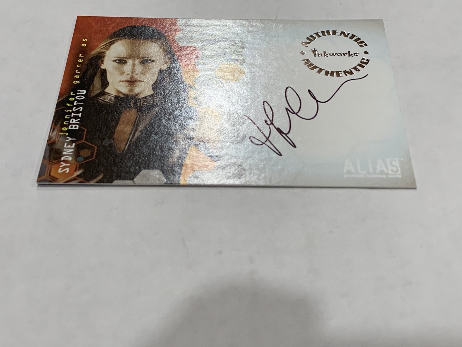 2003 Inkworks ALIAS Season 2 Autograph JENNIFER GARNER as Sydney ...