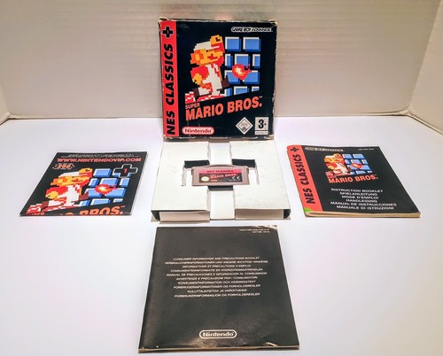 Nintendo Gameboy Advance NES Classics Super Mario Bros CIB | eBay