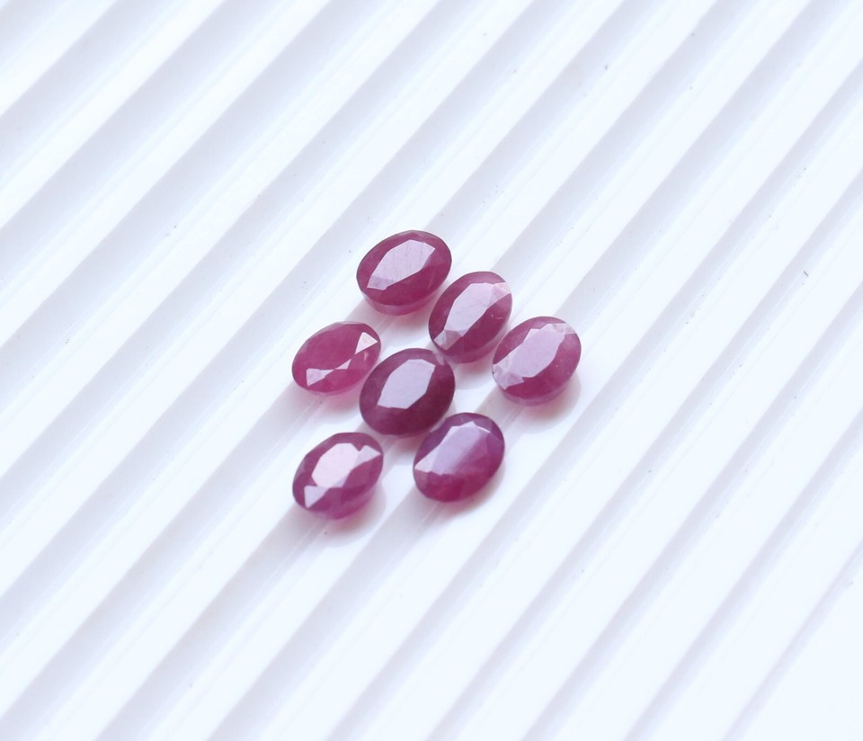 Red Ruby Gemstone Natural red Ruby Emerald Cut Ruby Faceted Ruby Cabs ...