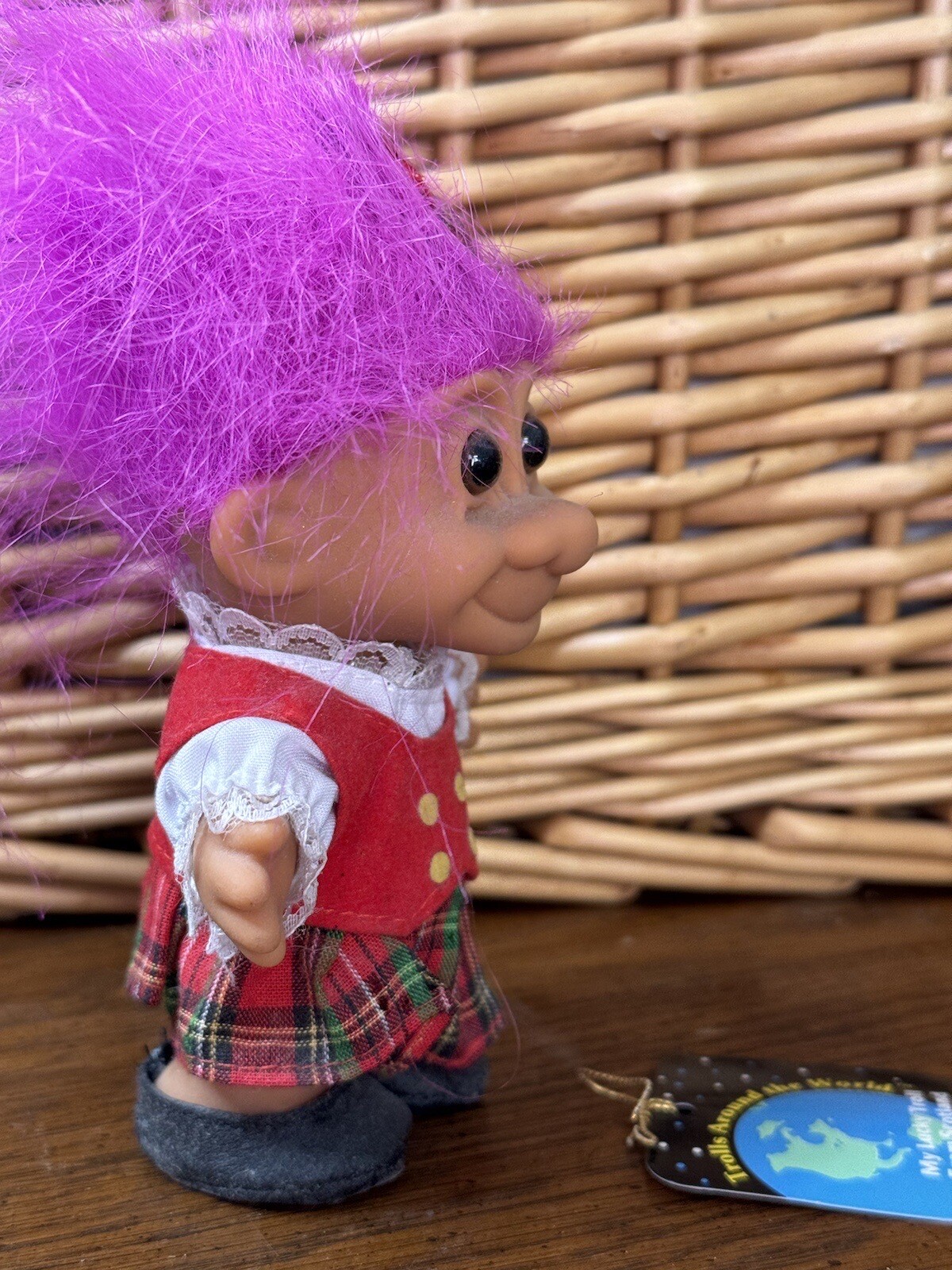Russ Vintage 90s Troll Doll 5" Around The World Scotland W/tag | eBay