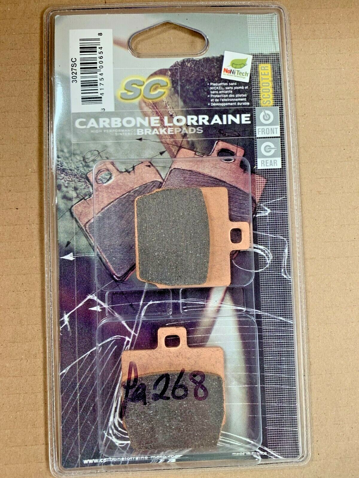 Carbone Lorraine 3027SC Brake Pads Yamaha Aerox Slider MBK Nitro (EBC ...