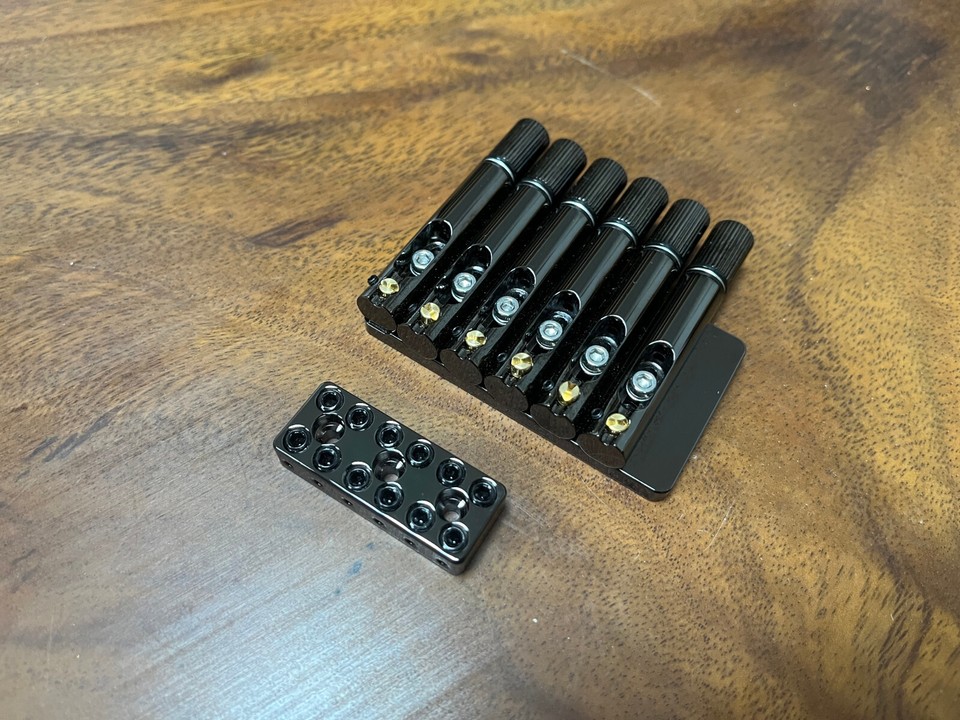 Guitar Parts 6-String Headless Guitar Bridge - Cosmo Black | eBay