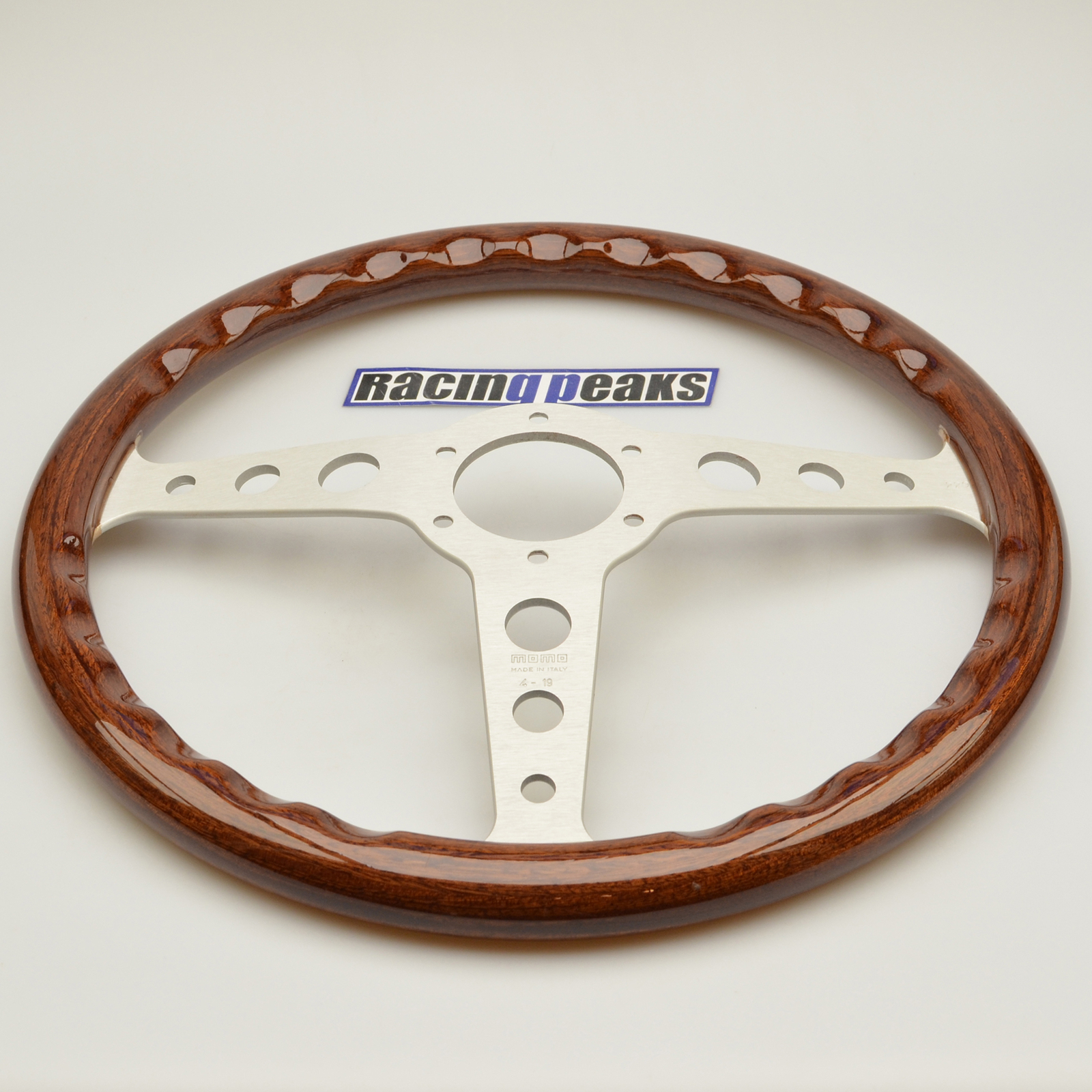 MOMO Indy Heritage steering wheel 350mm SILVER race sport competition ...