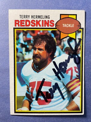 SIGNED TERRY HERMELING 1979 TOPPS FOOTBALL CARD AUTOGRAPH - REDSKINS | eBay