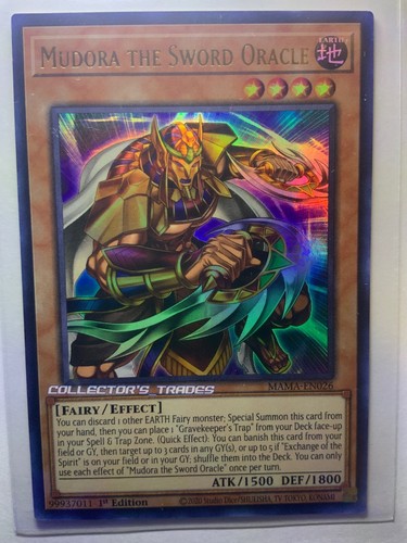 Mudora The Sword Oracle MAMA-EN026(UR) Yugioh! Magnificent Mavens | eBay
