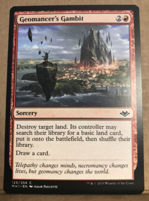 Geomancer's Gambit MTG Modern Horizons 125/254 Regular Common | eBay
