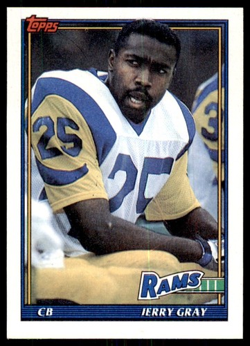 1991 Topps Jerry Gray Los Angeles Rams #541 | eBay