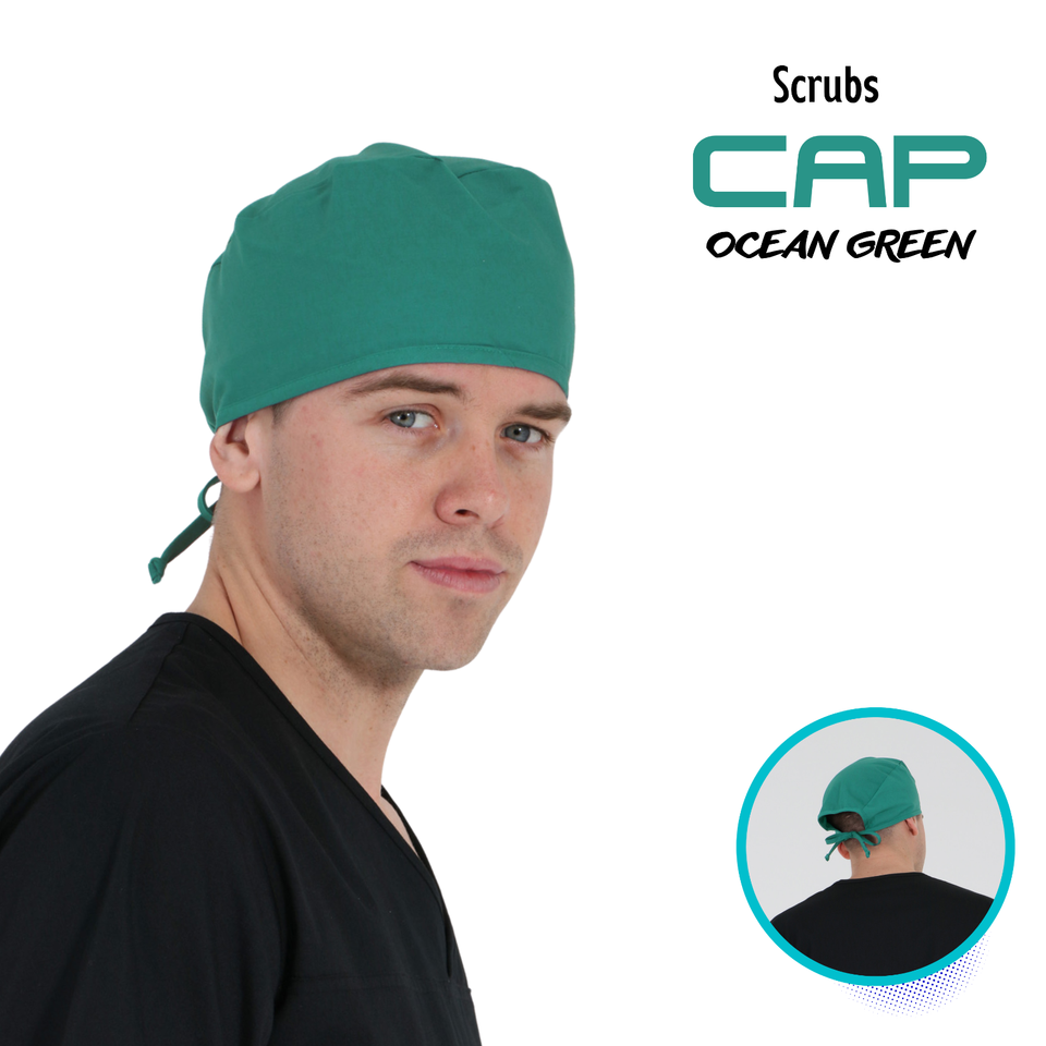 Surgical Scrub Cap Doctor Nurse Kitchen Saloon Cotton Hat Adjustable Ot ...