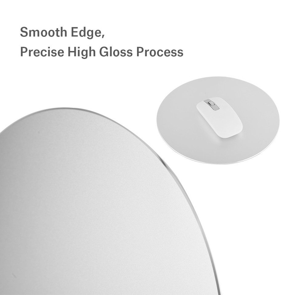 Aluminium Alloy Round Circular Mouse Pad For Assus Hp Dell Razor ...