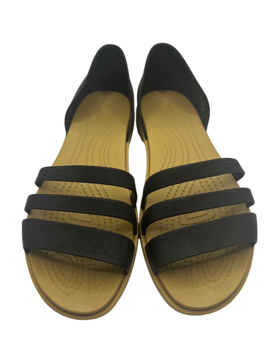 Crocs Womens 3 Straps Sandals Slip On with support back heel, Size 8 ...