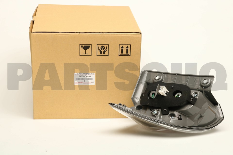 815500K400 Genuine Toyota LAMP ASSY, REAR COMBINATION, RH 81550-0K400 ...