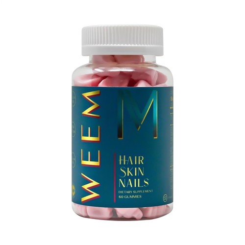 WEEM Hair Skin And Nails Gummies - Supports Healthy Hair - Vegan Biotin Vitamins | eBay