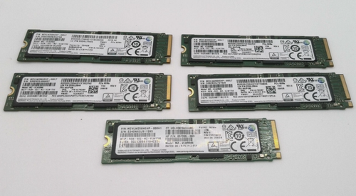 LOT 5 - Samsung PM961 - mzvlw256hehp - 256 GB NVMe PCIe 3.0 x4 M.2 2280 ...