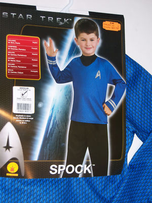 NWT Star Trek Mr. Spock Halloween Costume Medium 7-8 | eBay