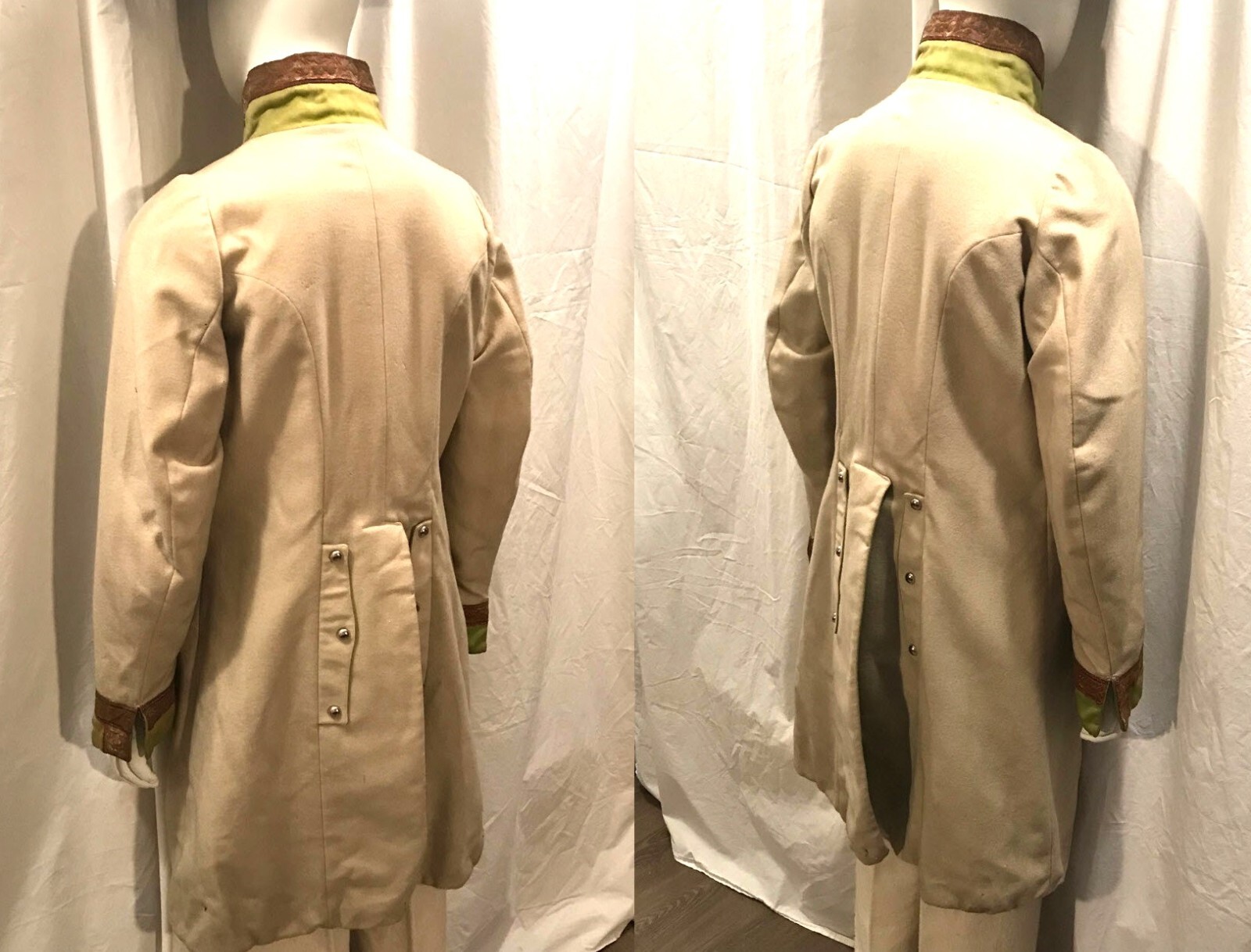 Movie prop costume French Napoleonic Officer Waterloo Napoleon coat ...