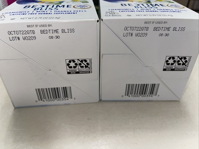Lipton Herbal Supplement Bedtime Bliss 15 Ct for sale online | eBay