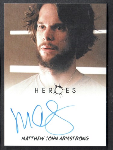 HEROES ARCHIVES (Rittenhouse/2010) AUTOGRAPH CARD by MATTHEW JOHN ...