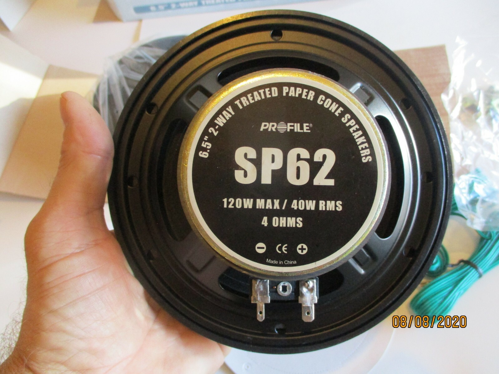 Profile SP62 Treated Paper Cone Speakers. 6.5" 2-Way. 120 Watts. 12 oz. Magnet 93699018029| eBay