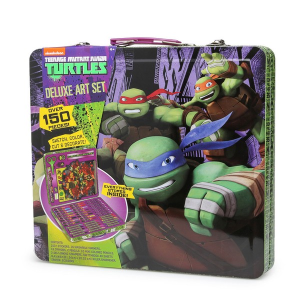 Nickelodeon Teenage Mutant Ninja Turtles Deluxe Stationery Art Set Over ...